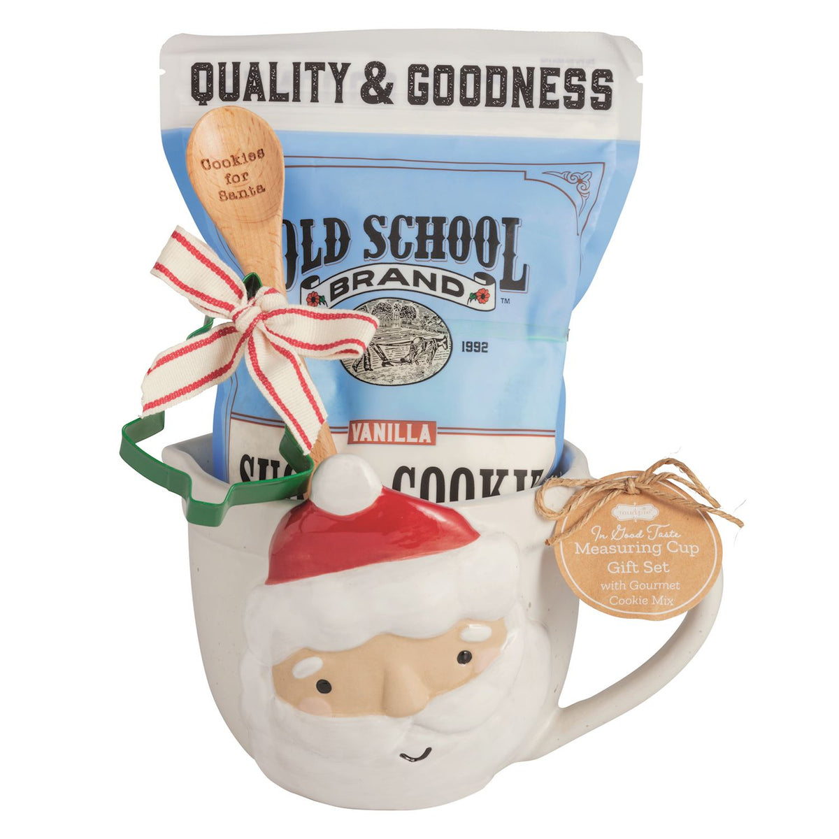Santa Measuring Cup and Cookie Mix Set – Pink Lemonade