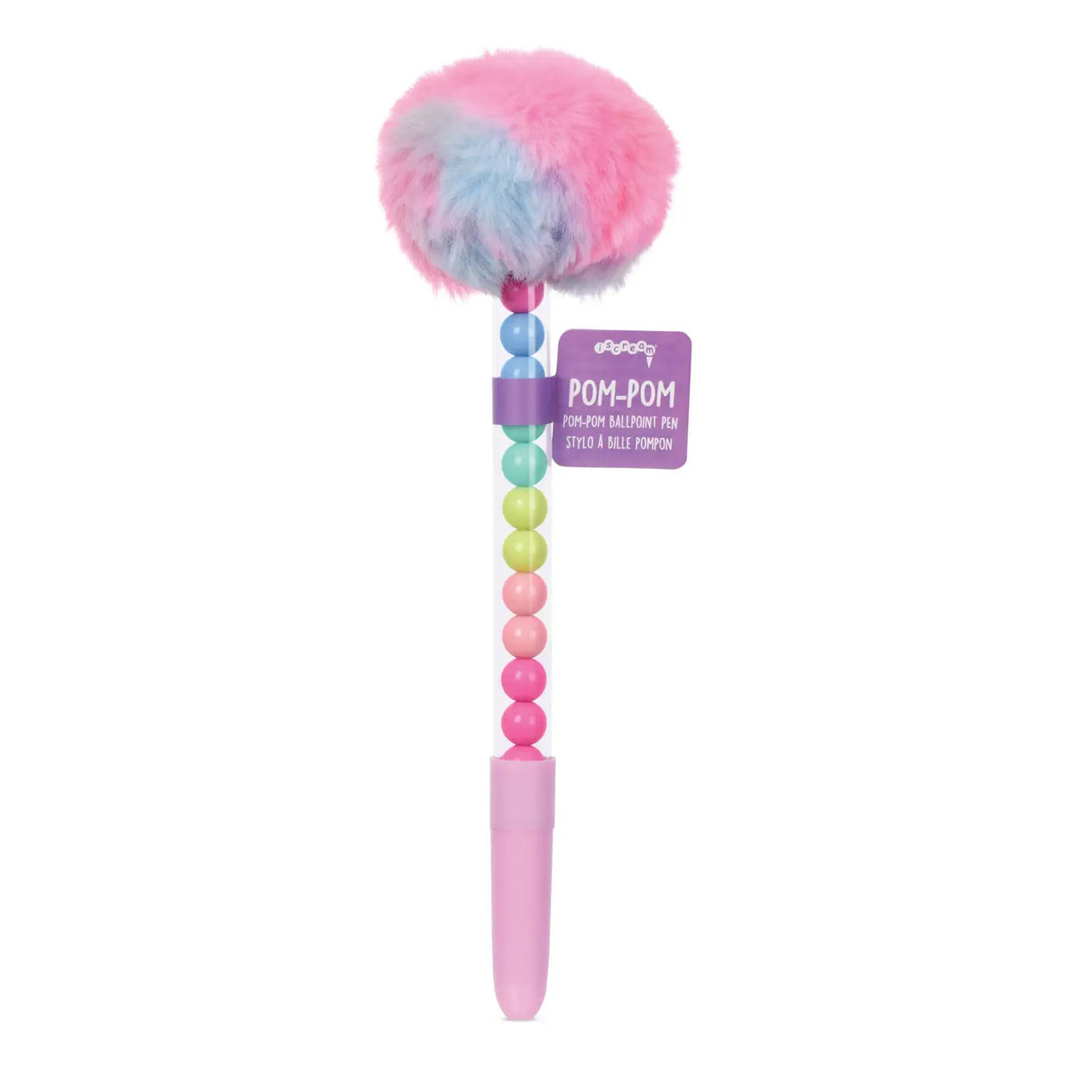Pom Pom Gel Pens – Pink Lemonade