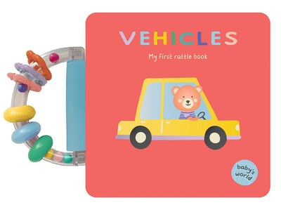 Vehicles: My First Rattle Book – Pink Lemonade